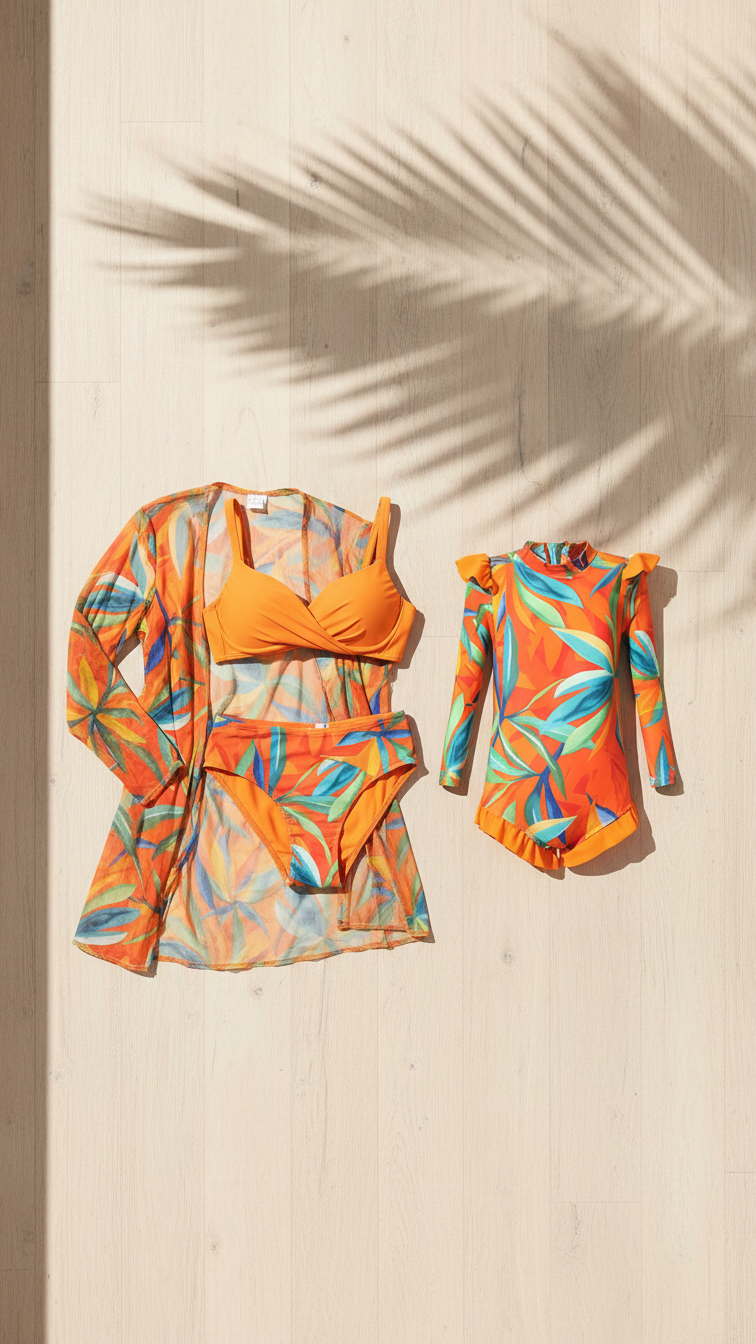 Matching Family Swimsuits | Mom & Daughter