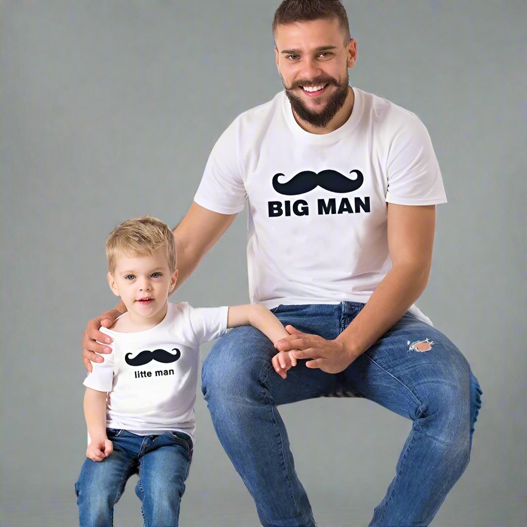Daddy and Me Big Man Little Man T-Shirt – dresslikemommy.com