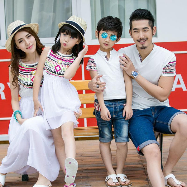 Matching Family Outfit Mother Daughter Chiffon Dress – dresslikemommy.com